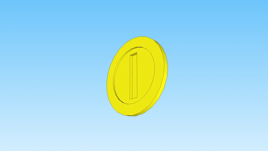 Mario coin | 3D Warehouse