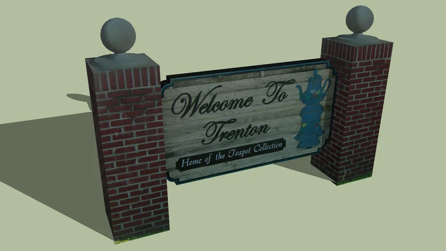Welcome Sign Trenton, Tennessee | 3D Warehouse