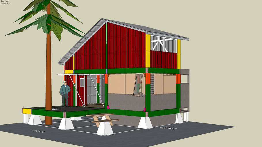 Rumah Panggung Instan RISHA M.A.E | 3D Warehouse