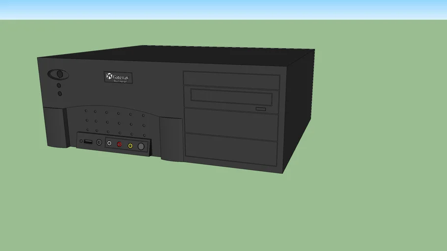Gateway Destination (later revision) desktop media computer | 3D Warehouse