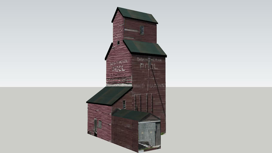 Wood Mountain Grain Elevator | 3D Warehouse