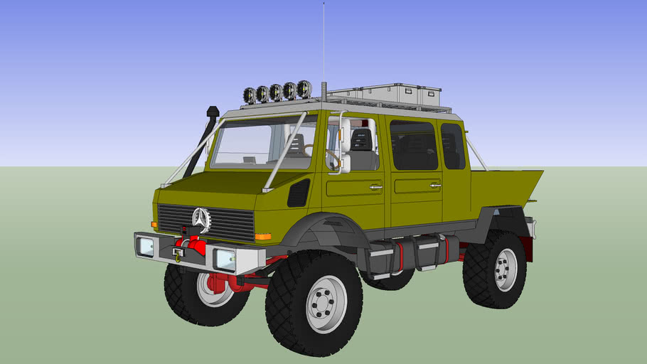 Unimog custom double cabin | 3D Warehouse