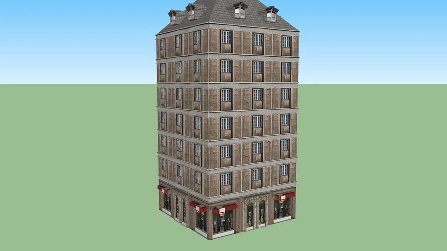 7 Floor Building | 3D Warehouse