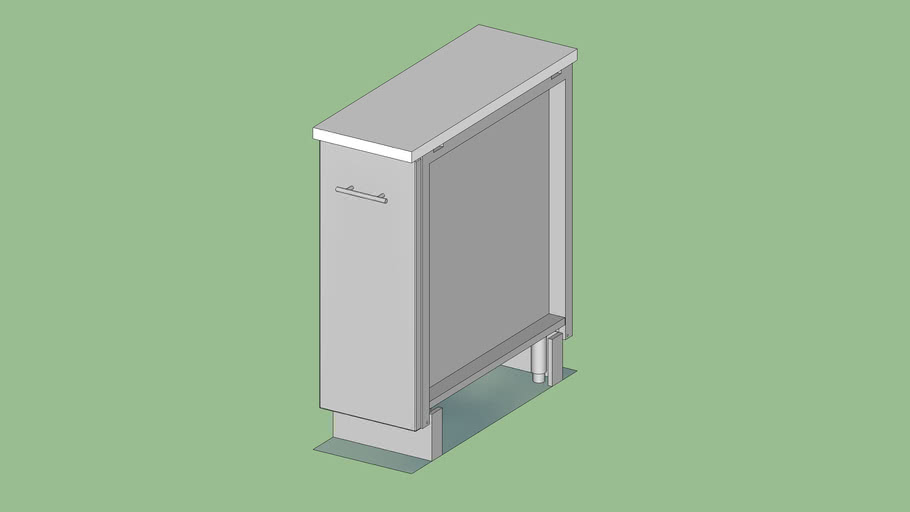 12' Narrow Rack Storage | 3D Warehouse
