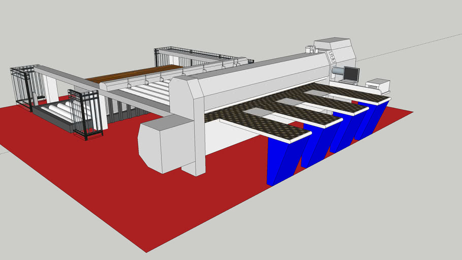 panel cutting machine | 3D Warehouse