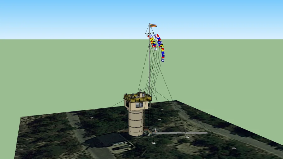 Fort Miles Coast Artillery Fire Control Tower 09 | 3D Warehouse