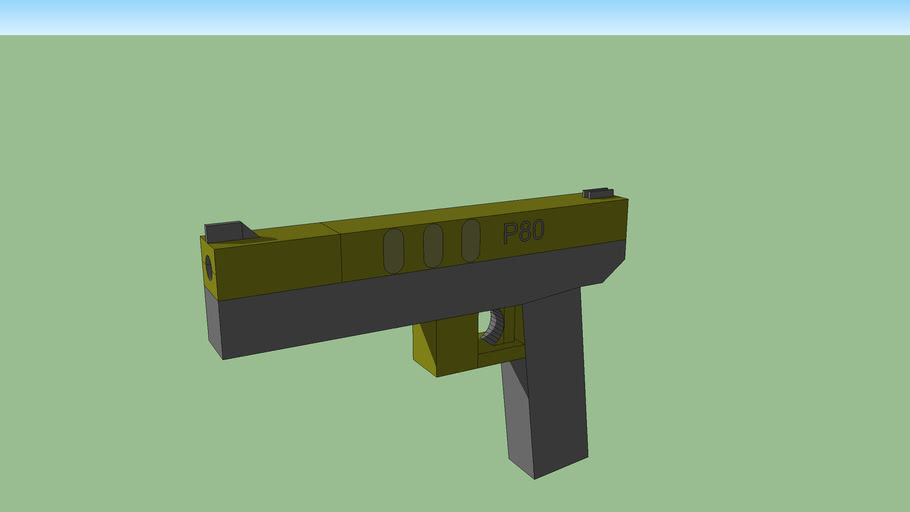 pistol P80 | 3D Warehouse