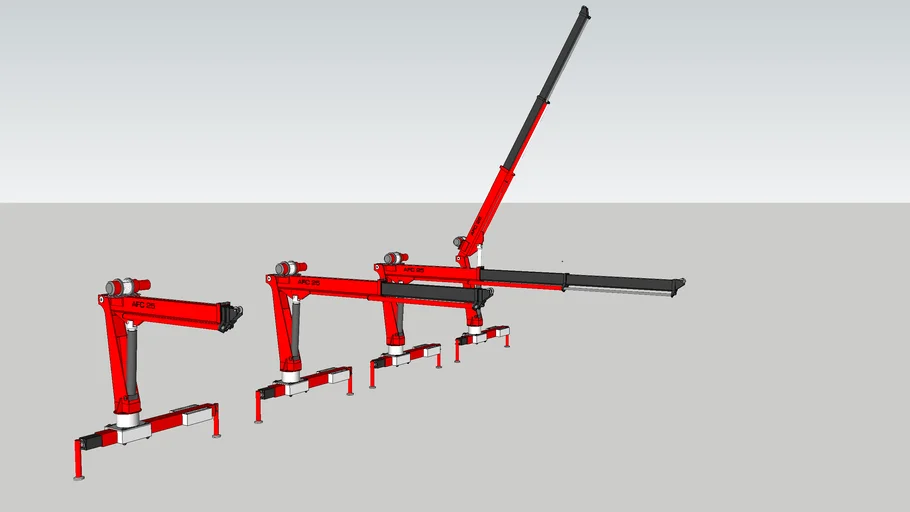 Small Boom Crane with winch | 3D Warehouse