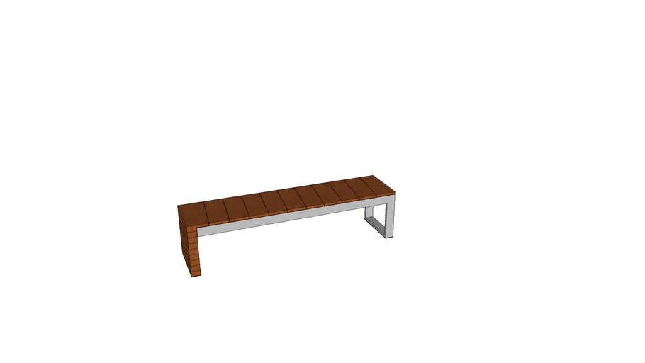 Duo Bench | 3D Warehouse