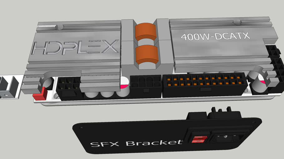 HDPLEX 400W HIFI DC-ATX | 3D Warehouse