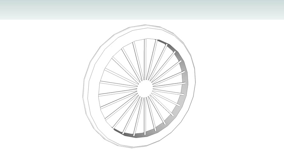 Wheel with Spokes | 3D Warehouse
