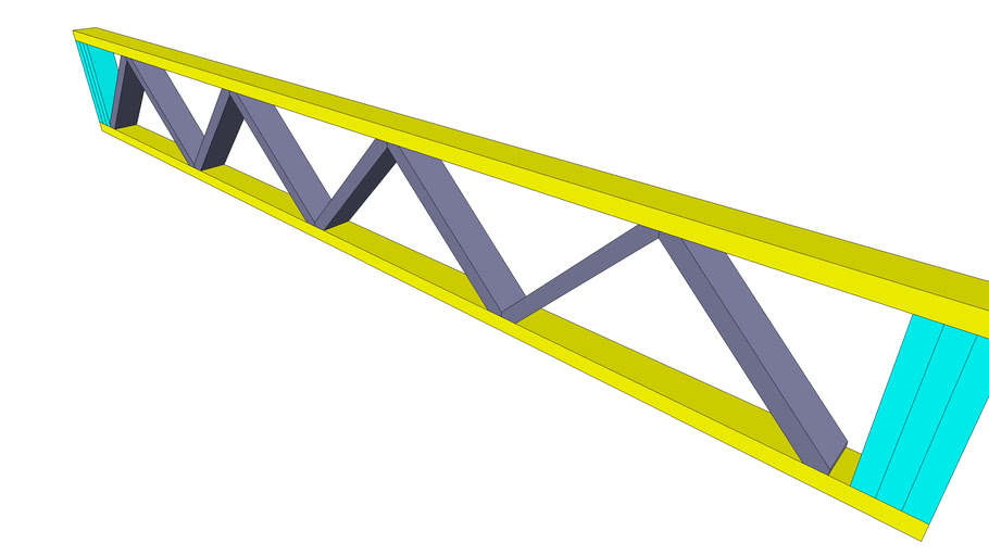Parallel Chord Truss Beam | 3D Warehouse