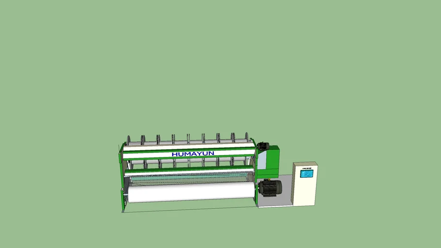 Warp Knitting Machine | 3D Warehouse