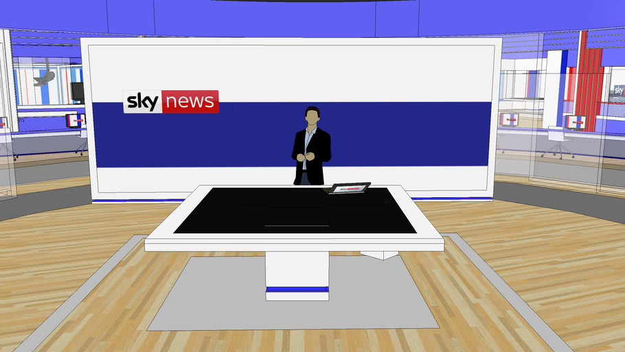 Sky News 2018 News Studio | 3D Warehouse