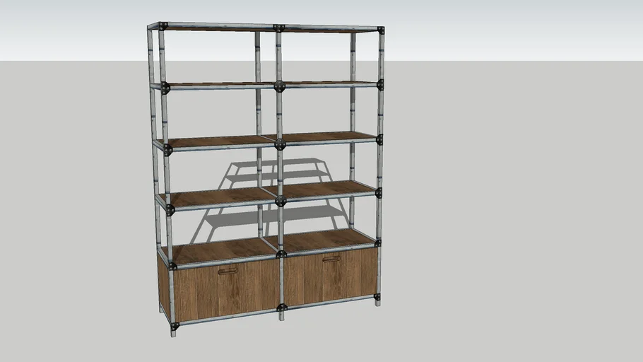 Metal loft rack | 3D Warehouse
