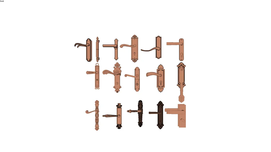 HANDLE - TAY NẮM CỔ ĐIỂN | 3D Warehouse