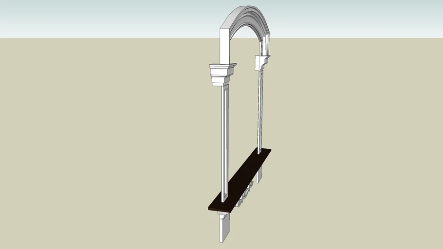 Exterior window design molding | 3D Warehouse