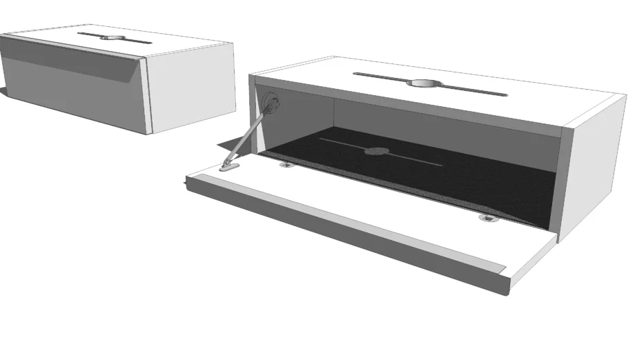 IKEA_Ludvig_Router/ modem wall cabinet | 3D Warehouse