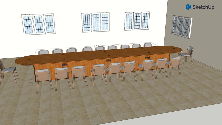 CONFERENCE TABLE | 3D Warehouse