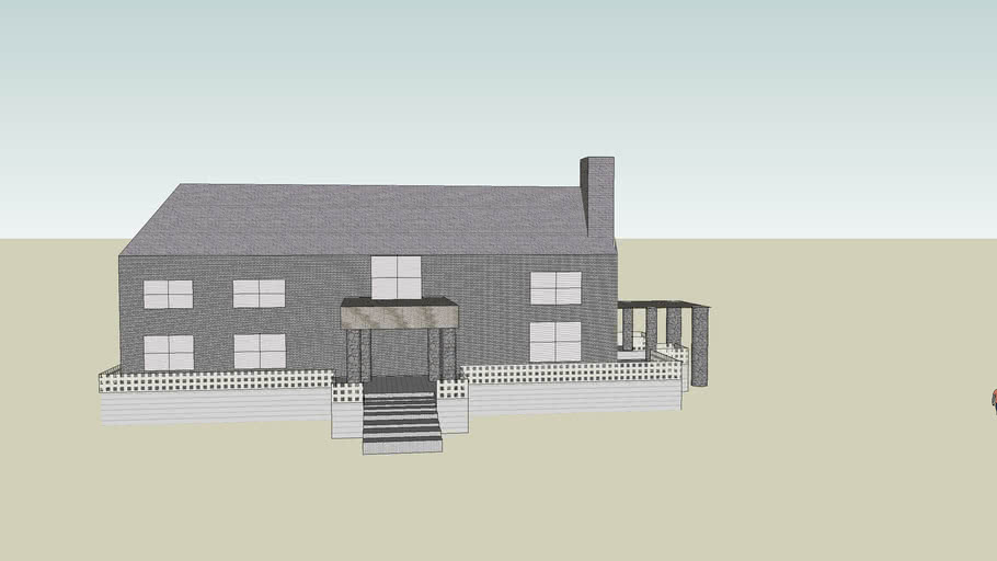 colonial house | 3D Warehouse