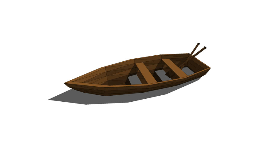 Low Poly Boat | 3D Warehouse