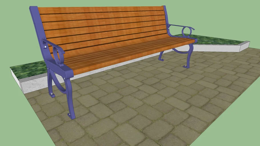 Urban bench | 3D Warehouse