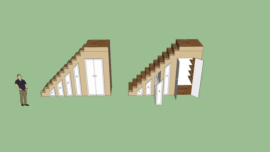 Multi-Functional Storage Staircase/Norman | 3D Warehouse