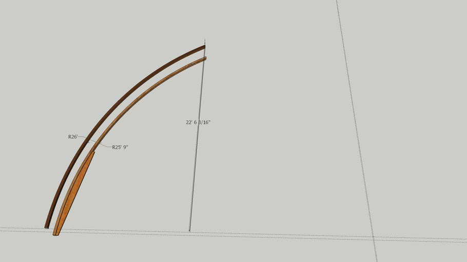 26' laminated Gothic Arch Rib | 3D Warehouse