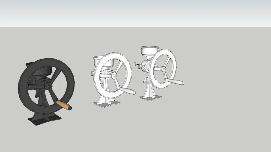 Antique Coffee Grinder | 3D Warehouse