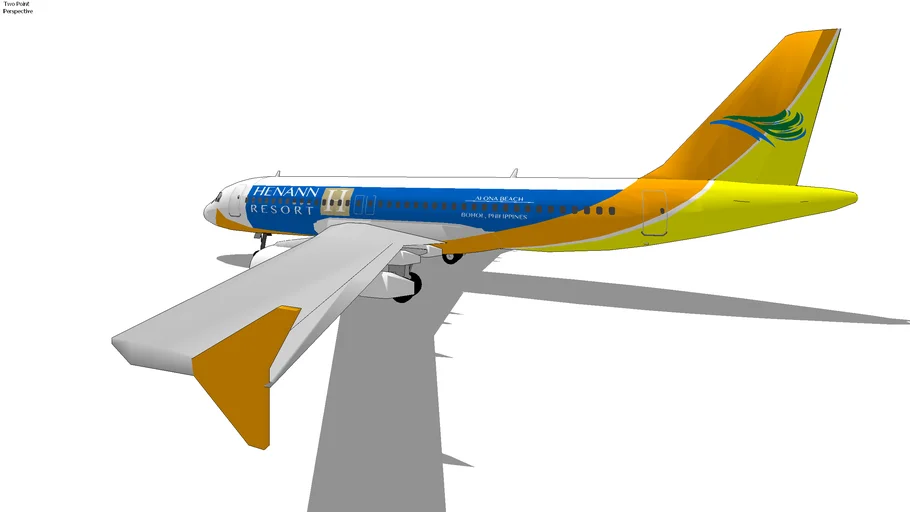 Cebu Pacific Air - Henann Resort Livery Airbus A320-214 | 3D Warehouse