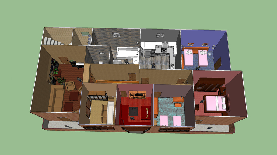 apartment 2 | 3D Warehouse