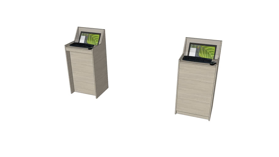 Laptop Kiosk | 3D Warehouse