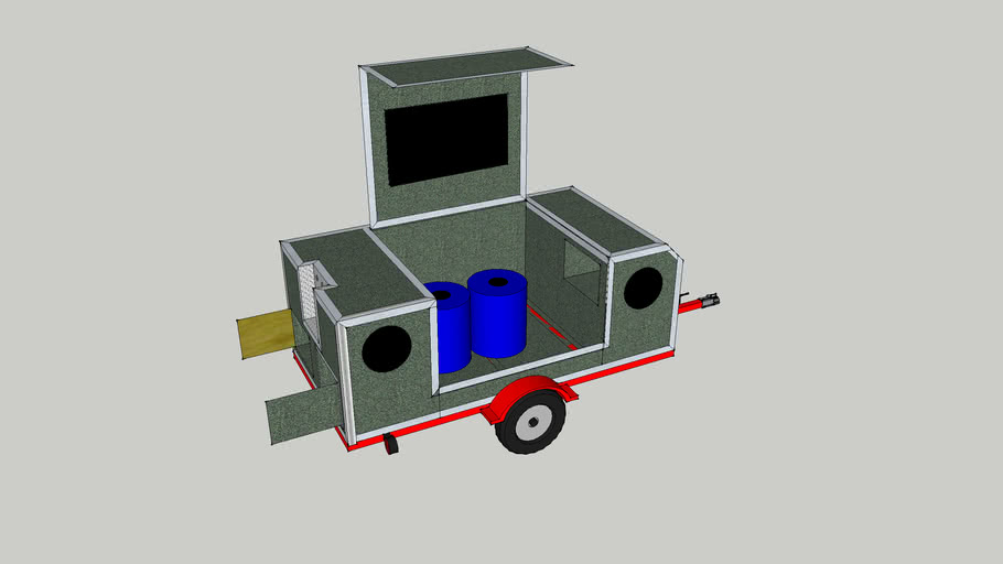 Tailgate party trailer | 3D Warehouse