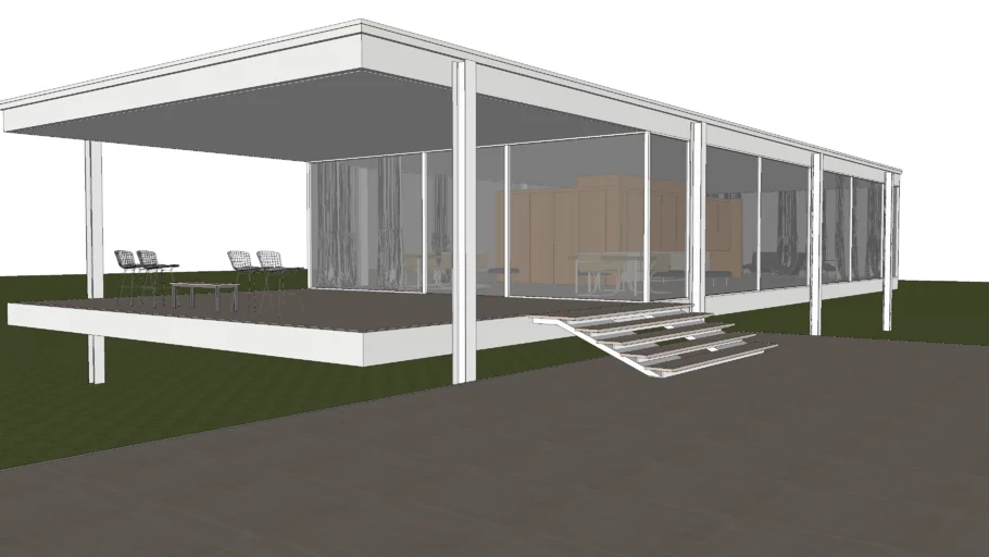 Farnsworth House | 3D Warehouse