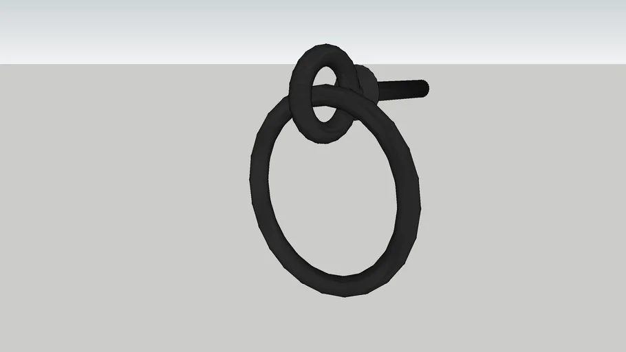 Black Ring Handle. (Centered) | 3D Warehouse