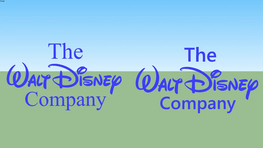 2 Logos of The Walt Disney Company | 3D Warehouse