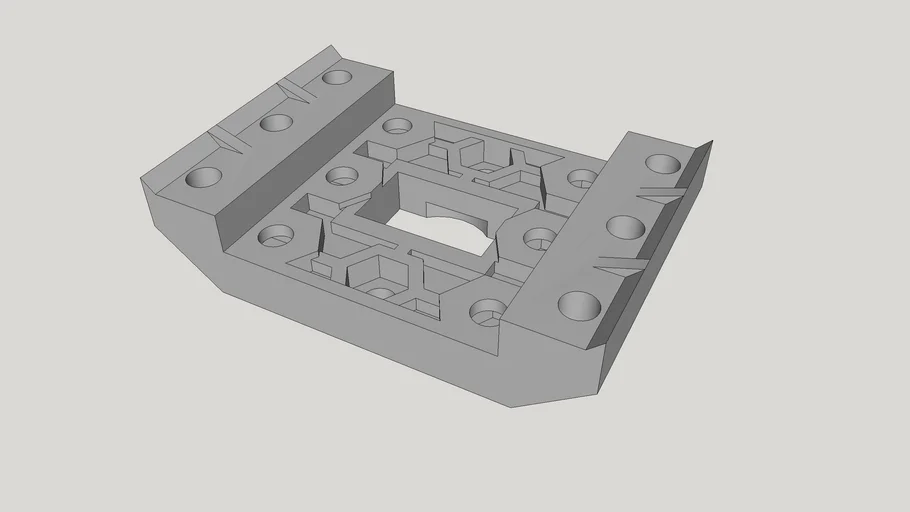 F53 Bioloid Frame Component | 3D Warehouse
