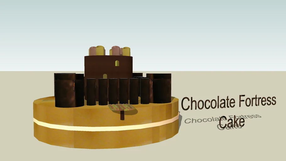Chocolate Fortress Cake | 3D Warehouse