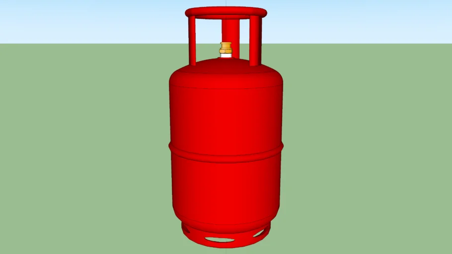 Indian LPG Cylinder | 3D Warehouse