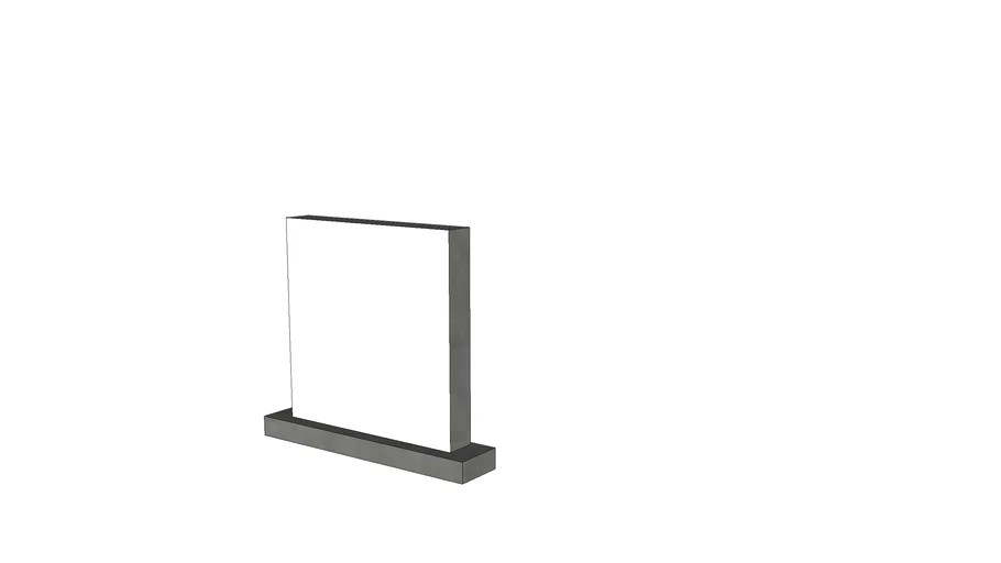 IPSC Metal Plate Square 20cm | 3D Warehouse