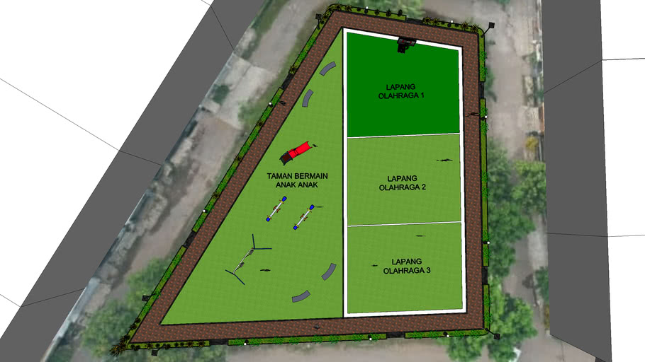 OPEN FIELD_LAPANGAN_OLAHRAGA | 3D Warehouse