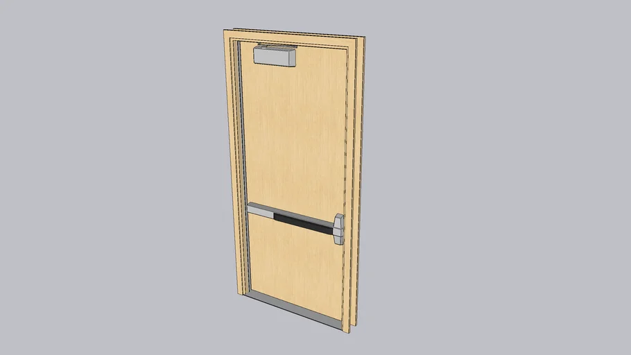 exit door | 3D Warehouse