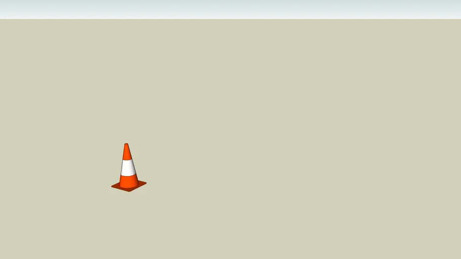 traffic cone | 3D Warehouse