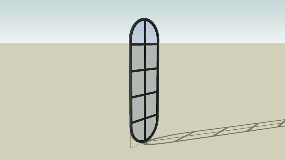 Window_ Curved_ Aluminum | 3D Warehouse