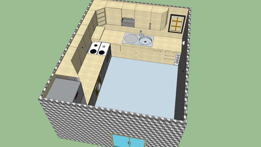 modular kitchen | 3D Warehouse