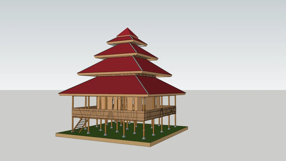 Rumah Adat Tolitoli | 3D Warehouse