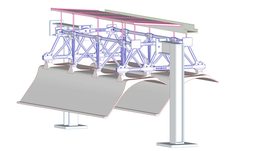 Menil Collection Building -Structure details | 3D Warehouse