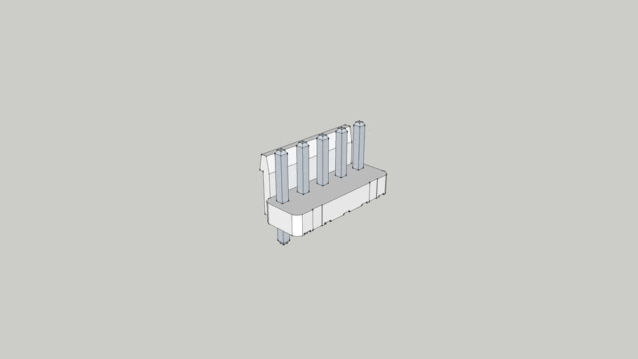 JST 3,96mm 5 Way | 3D Warehouse