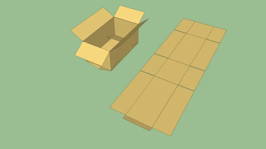 FEFCO 0201 | 3D Warehouse