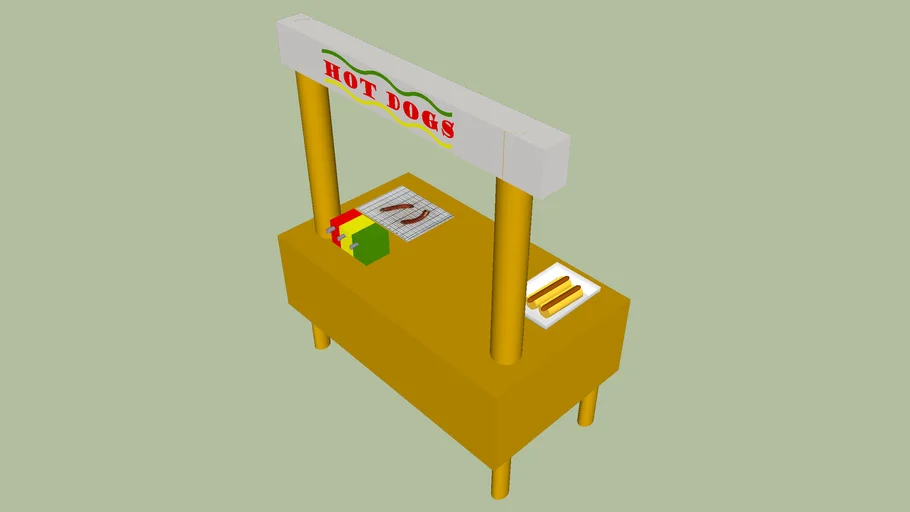Hot Dog Stand | 3D Warehouse